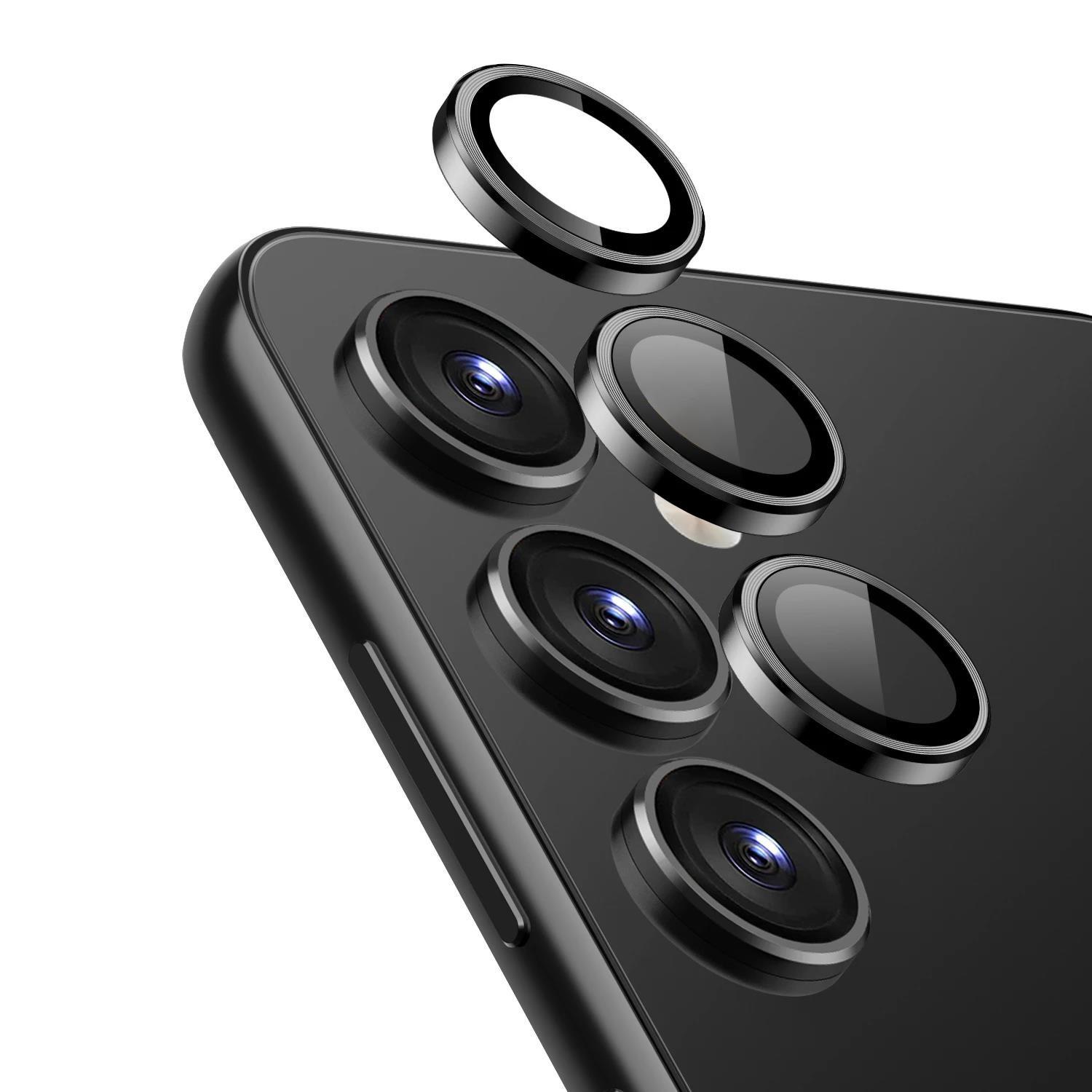 Microsonic Samsung Galaxy S23 FE Tekli Kamera Lens Koruma Camı Siyah ...